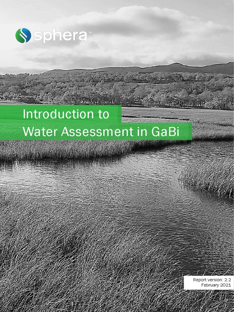 Introduction-to-Water-Use-Assessment-in-GaBi - Sphera | PDF | Life ...