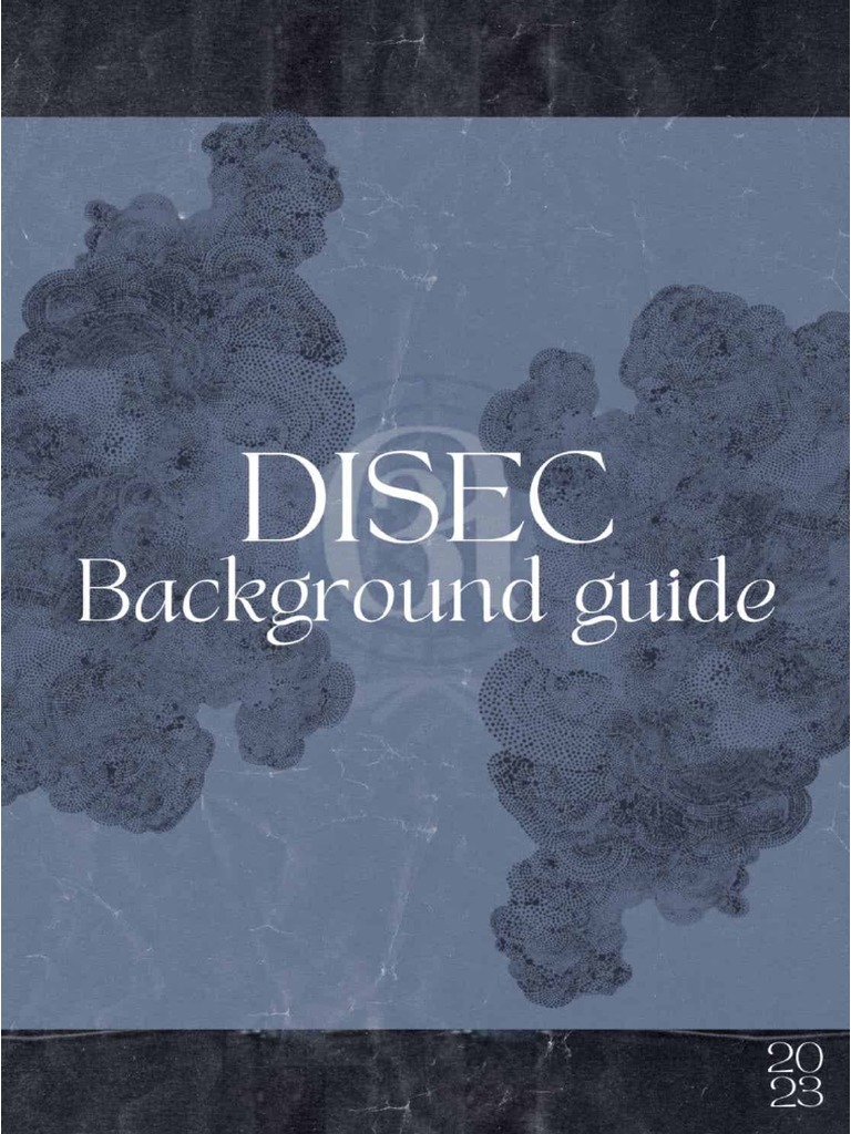 DISEC Background Guide | PDF