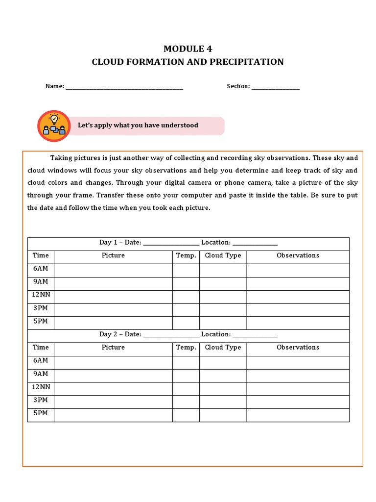 Worksheet4 CloudFormation | PDF | Sky | Cloud
