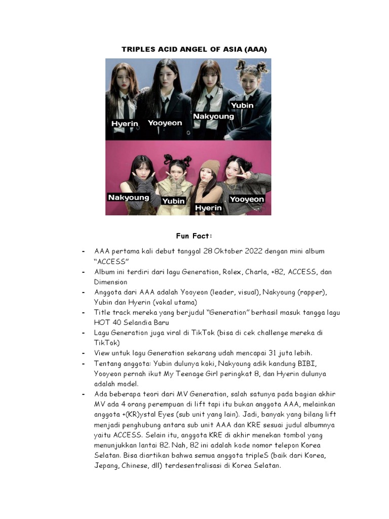 Triples Fun Fact | PDF