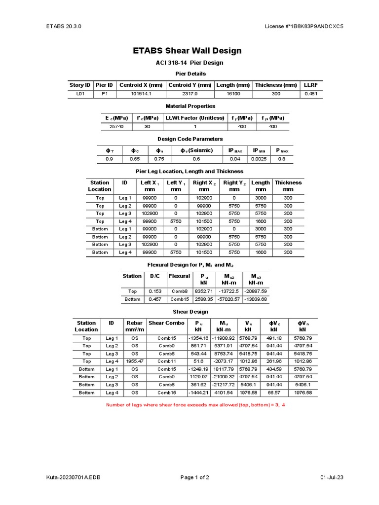 Etabs 20.3-P1-L01 | PDF | Applied And Interdisciplinary Physics | Engineering