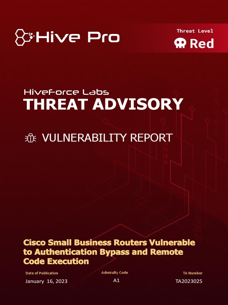 Cisco Small Business Routers Vulnerable To Authentication Bypass and Remote Code Execution | PDF ...
