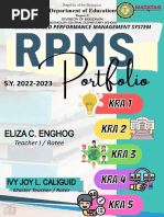 RPMS 2022 2023 Pink Design | PDF | Learning | Educational Assessment