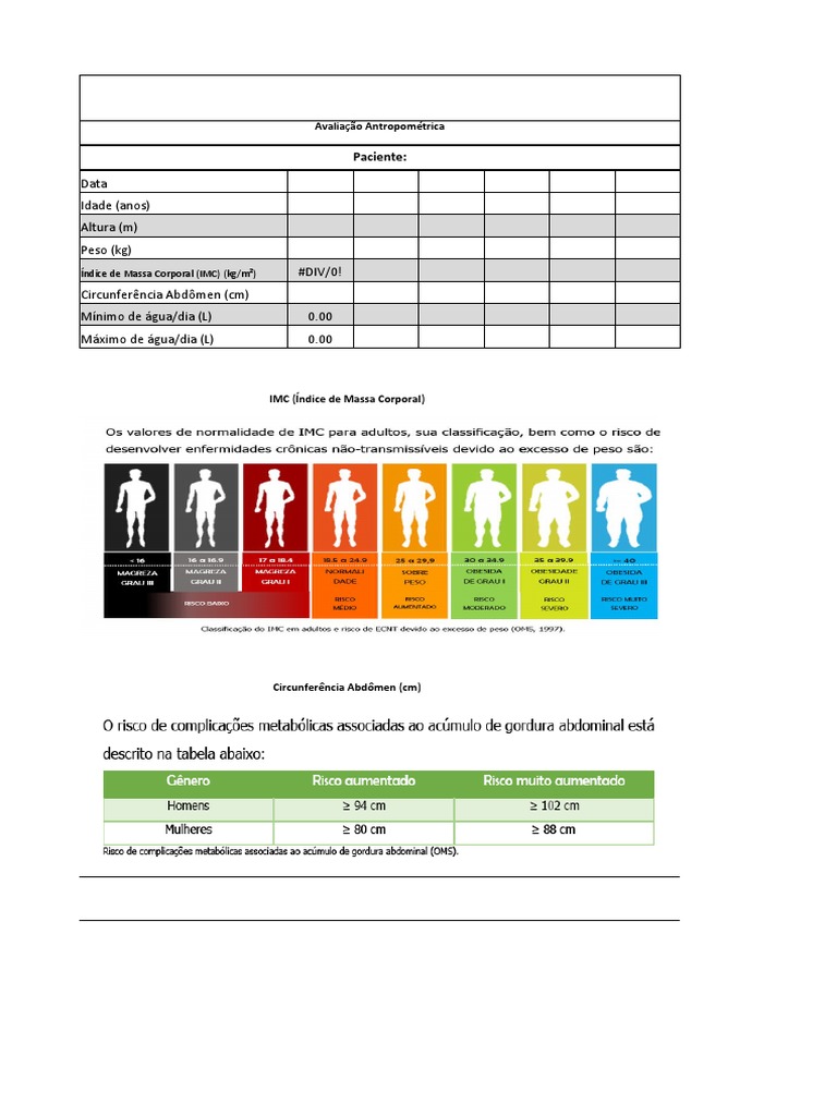 S - Modelo Antropometria ADULTOS | PDF