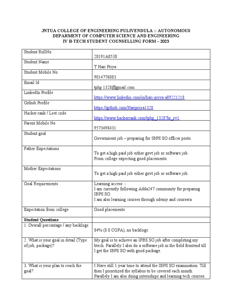 Jntua College of Engineering Pulivendula:: Autonomous Deparment of Computer Science and ...