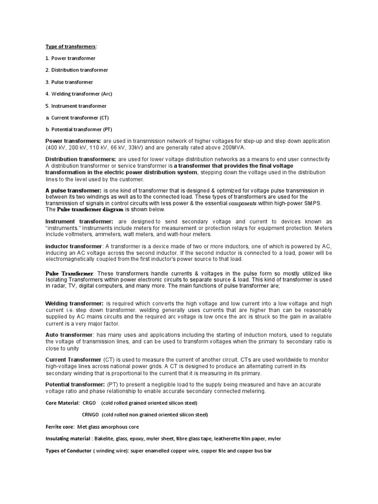 Transformer | PDF | Transformer | Electric Power Distribution Transformer | PDF | Transformer | Electric Power Distribution