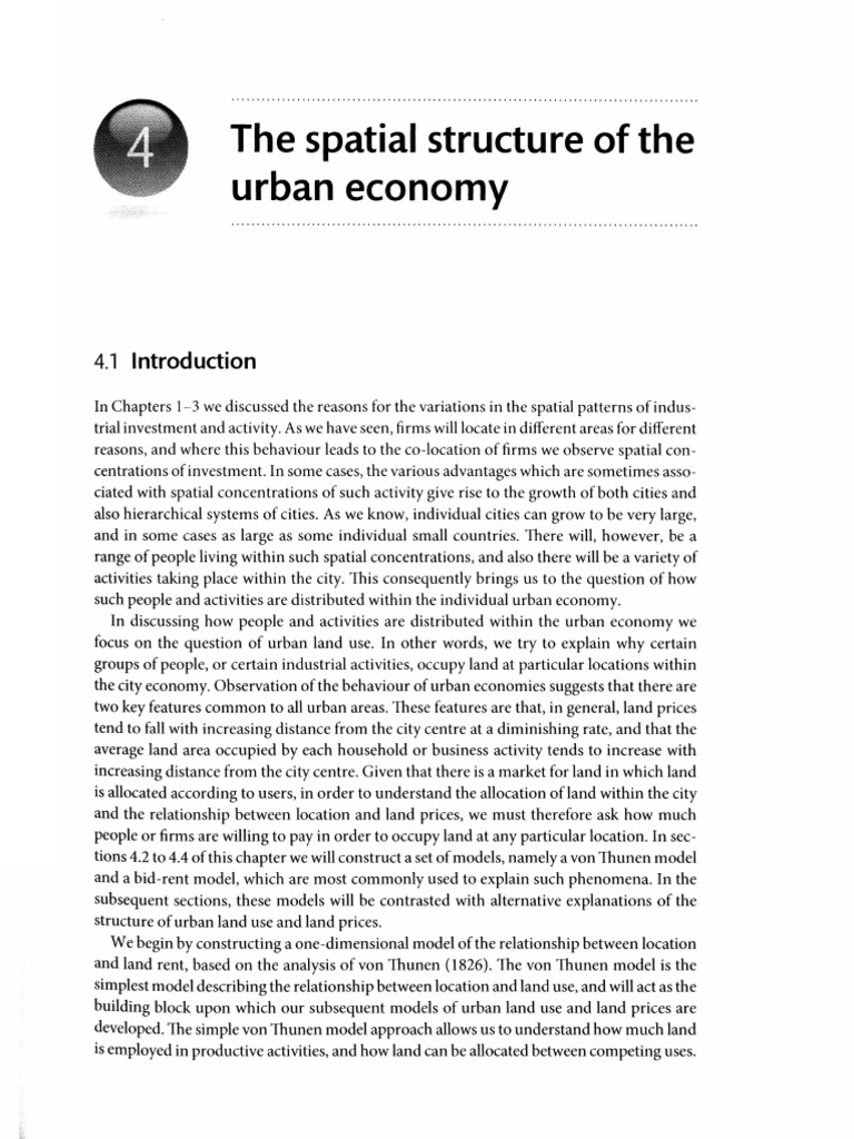 (CAP 4) Modern-Urban-and-Regional-Economics | PDF | Economies | Economics