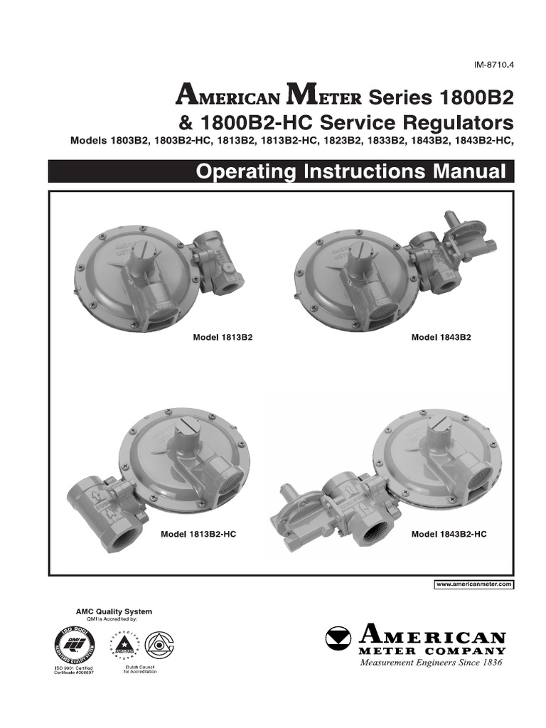 1800 B 2 Regulator | PDF