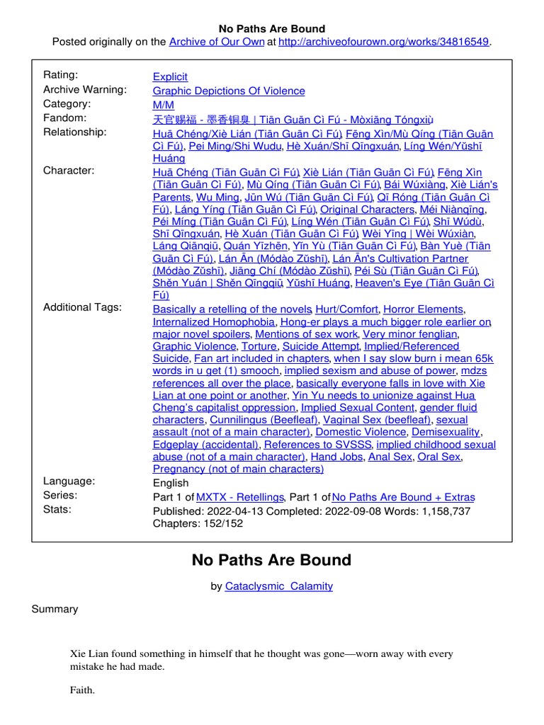 No Paths Are Bound | Download Free PDF | Prayer | Adolescence