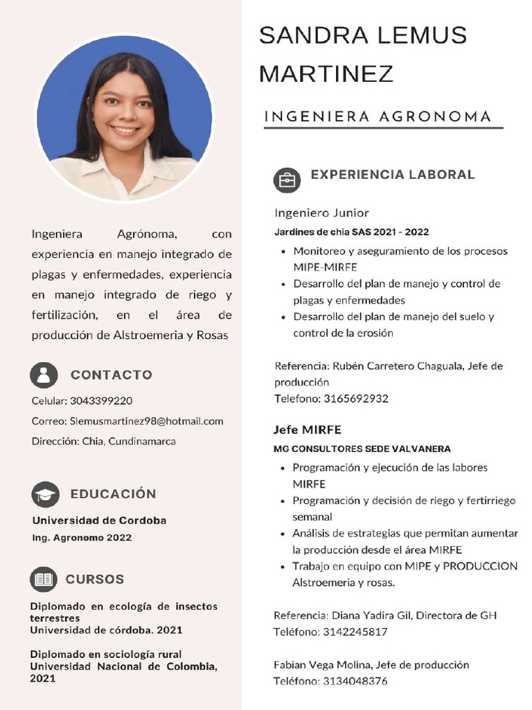 CV Sandra Lemus Martinez | PDF