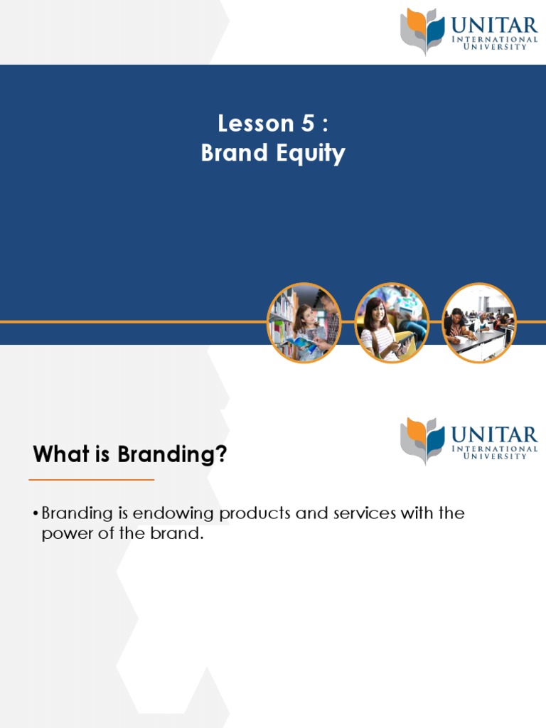 Lesson 5 Brand Equity | PDF | Brand | Marketing