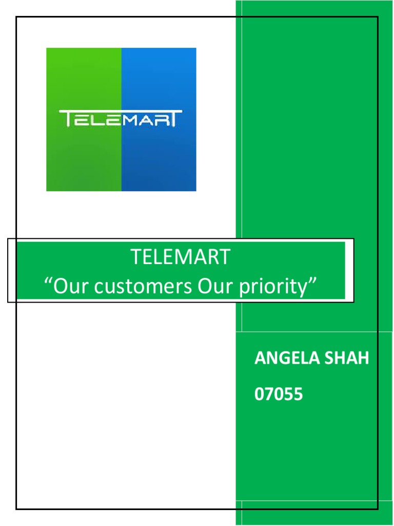 Telemart "Our Customers Our Priority": Angela Shah 07055 | PDF ...