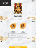 Aturan Turnamen PBNC 2021 | PDF