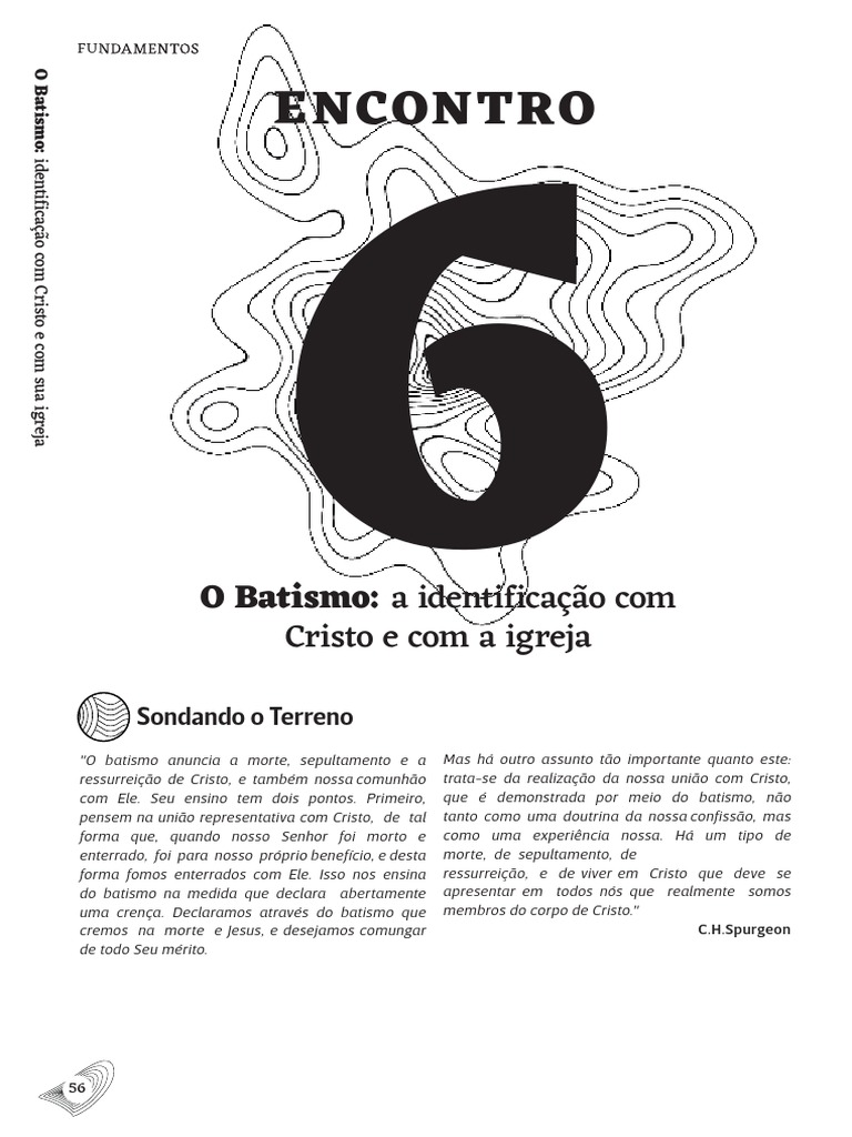 Material de Apoio Aula 6 | PDF | Batismo | Jesus