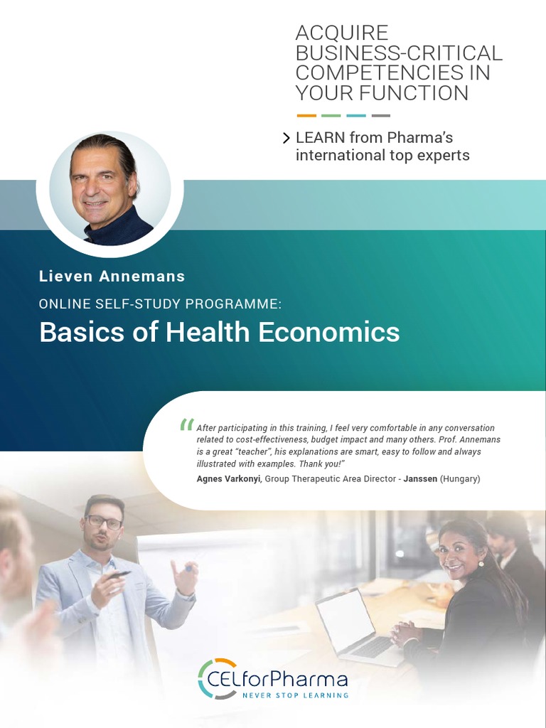 Basics of Health Economics Course | PDF | Health Economics