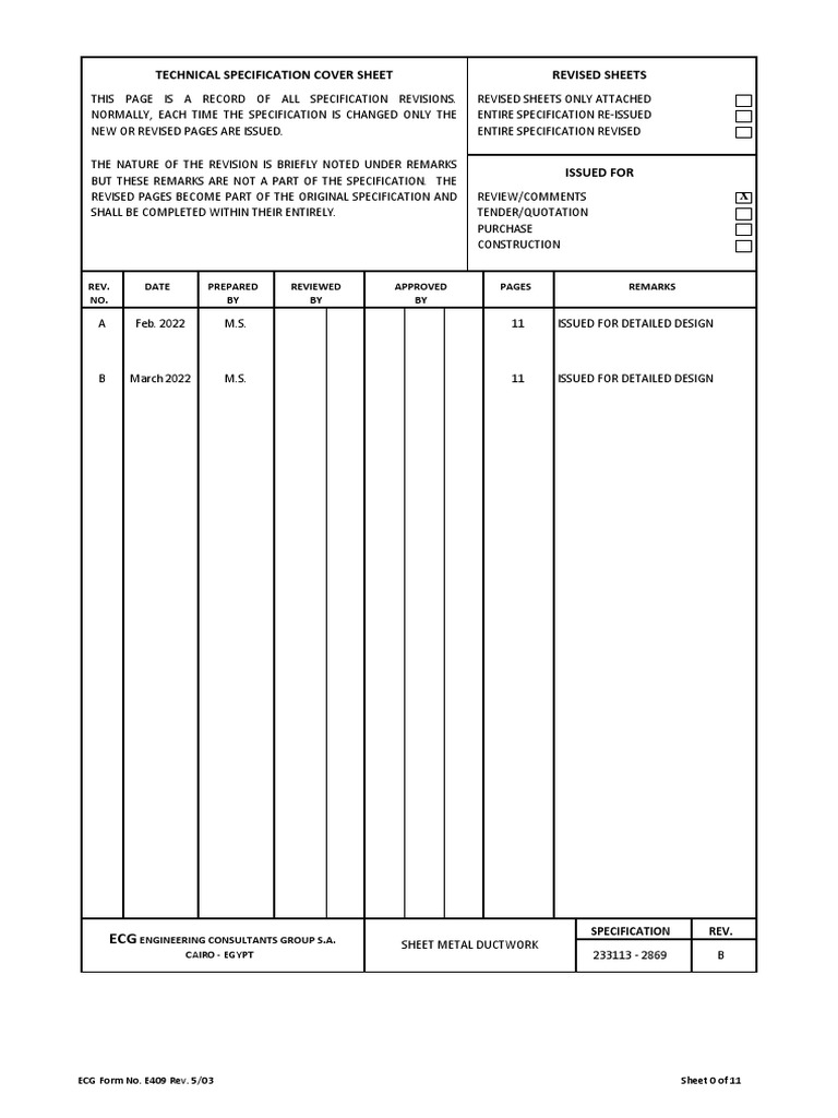 (Sheet Metal Duct Work) | PDF | Duct (Flow) | Sheet Metal