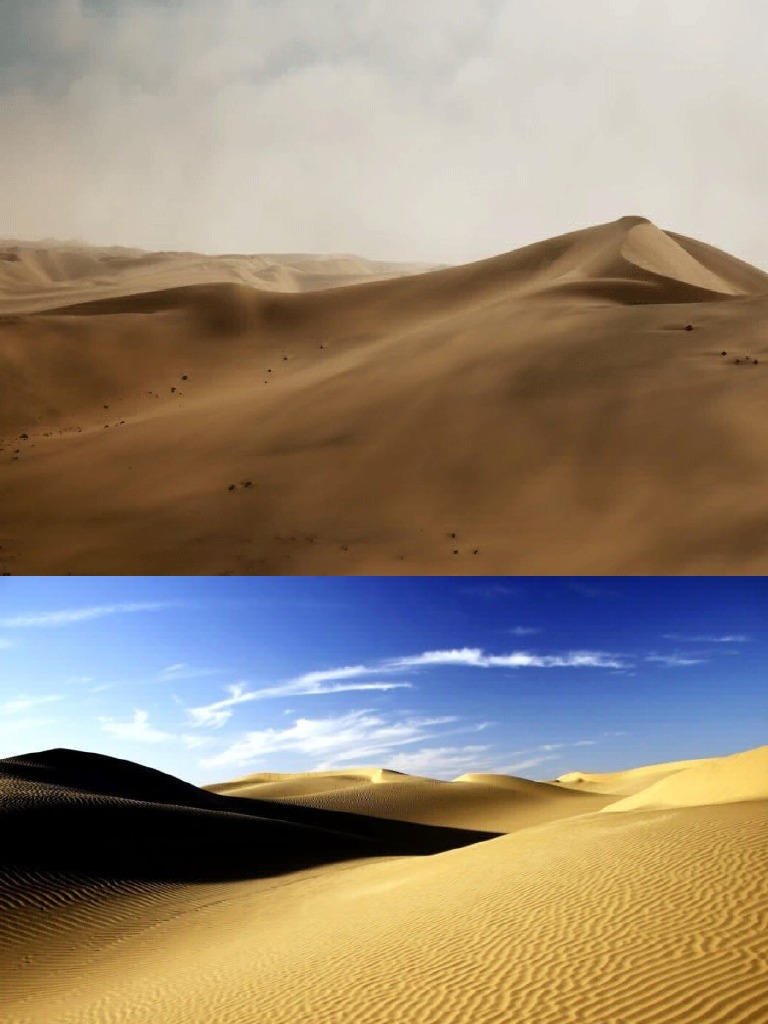 Understanding Deserts and Wind Erosion | PDF