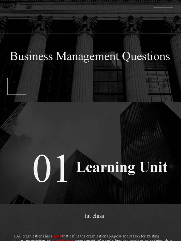 Business Management Questions | PDF | Motivational | Motivation