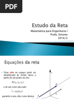 Aula 4 Reta e Plano em R3 | PDF | Espaço vetorial | Linha (Geometria)