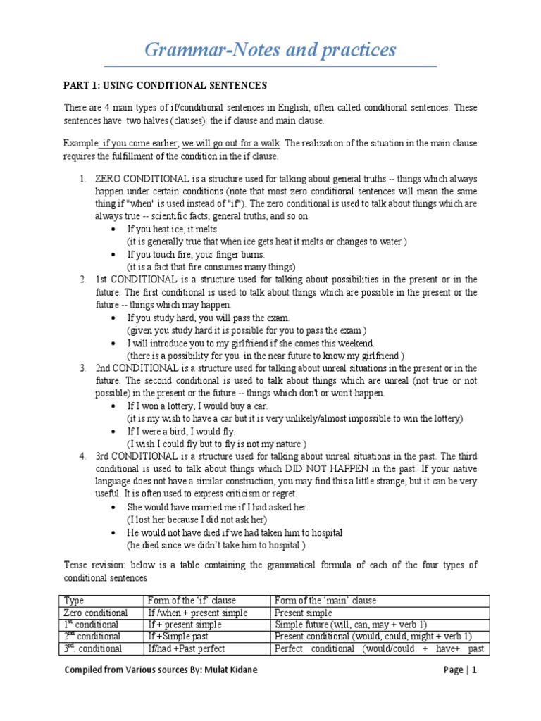 Conditional and Modal New | PDF | Grammar | Linguistics