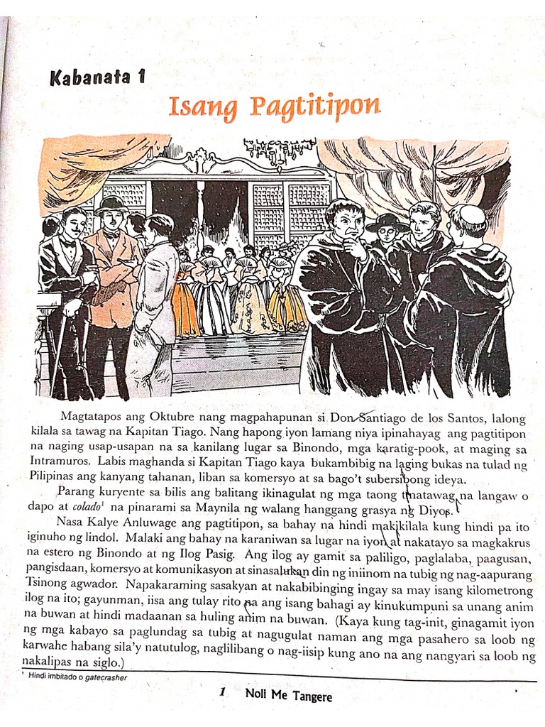 Kabanata 1 Isang Pagtitipon | PDF