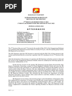 Sample SK Minutes of Meeting | PDF | Youth Organizations | Local Government