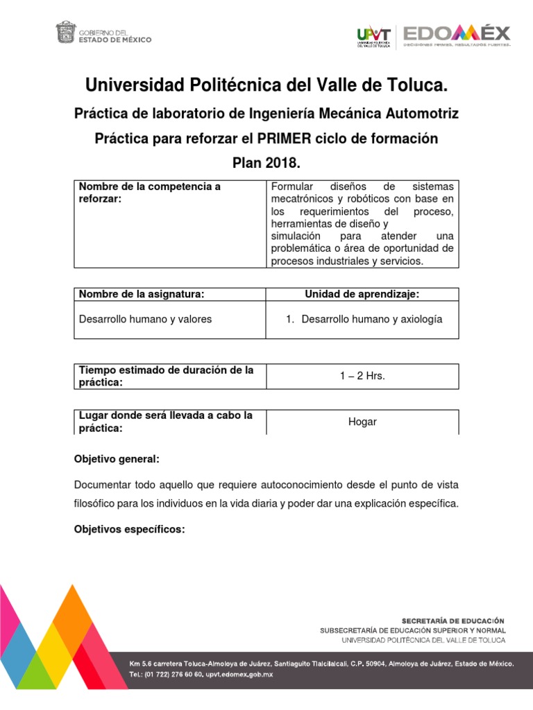 Mtra. Elizabeth Mañón Barroso - Práctica - Unidad1 - Desarrollo Humano ...