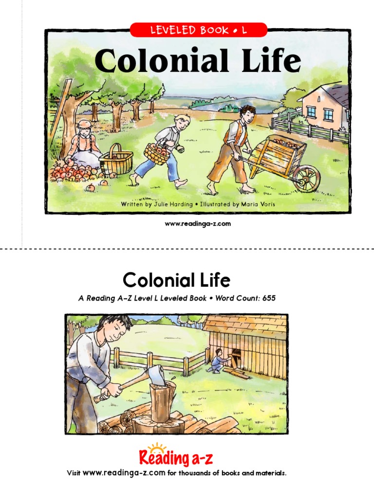 Colonial Life for Young Readers | PDF
