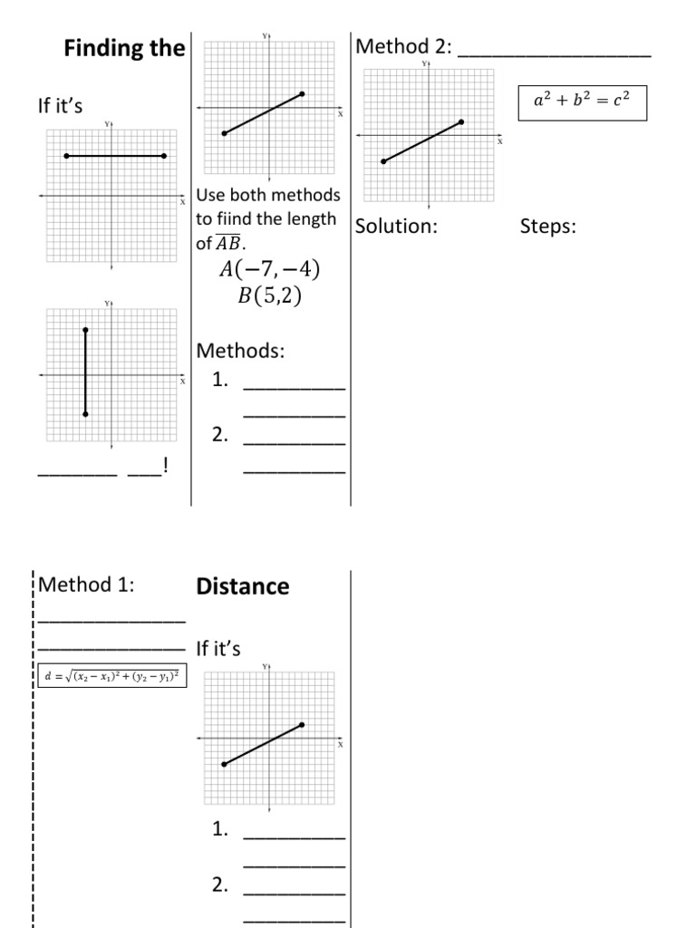 Calculate Distance Between Points | PDF | Teaching Methods & Materials