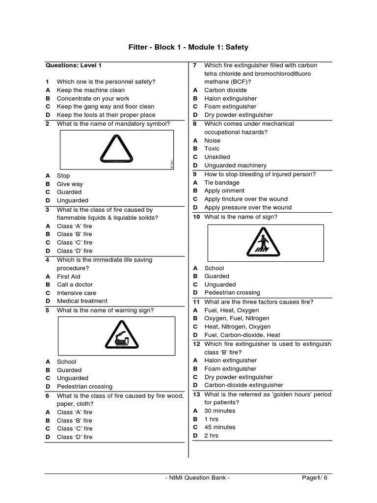 Fitter - Apprenticeship Mcqs | PDF | Welding | Construction