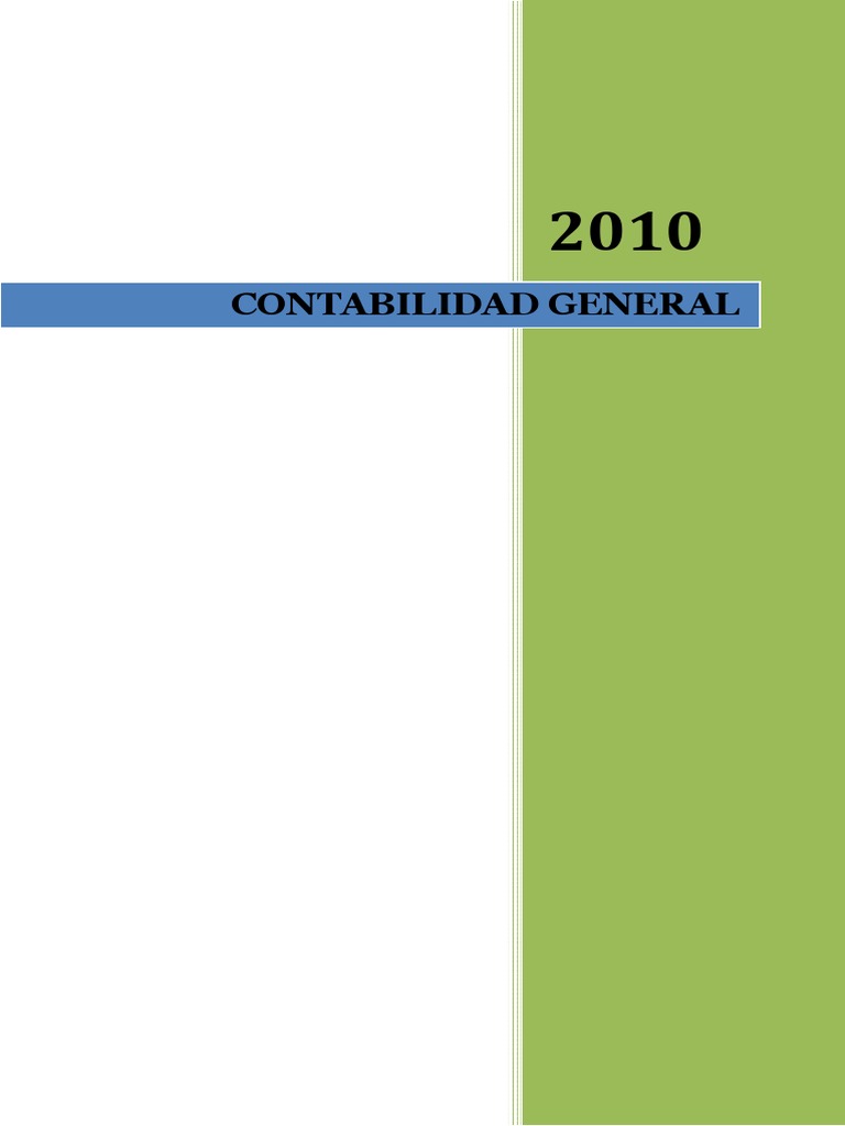 Contabilidad-General-I-2010 135 0 | PDF | Contabilidad | Valor neto