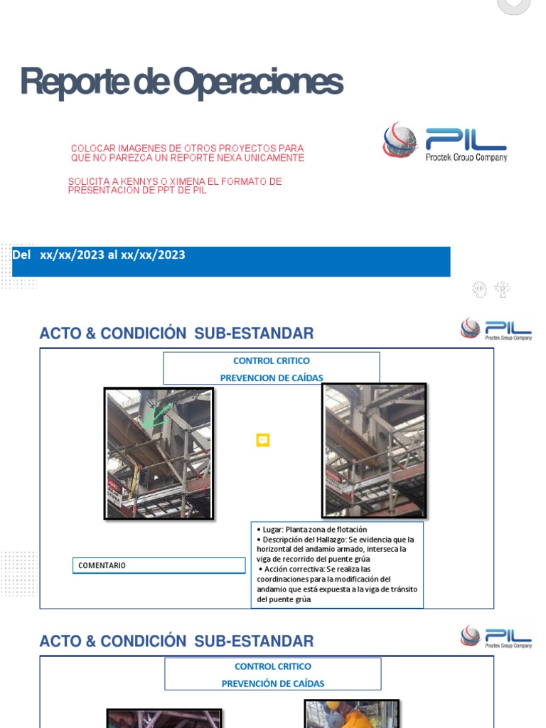 Reporte Operativo | PDF