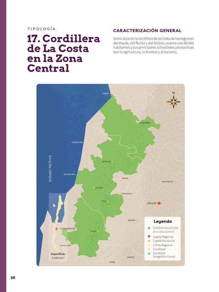 Atlas Rural de Chile Macrozona Zona Central 17. Cordillera de La Costa ...