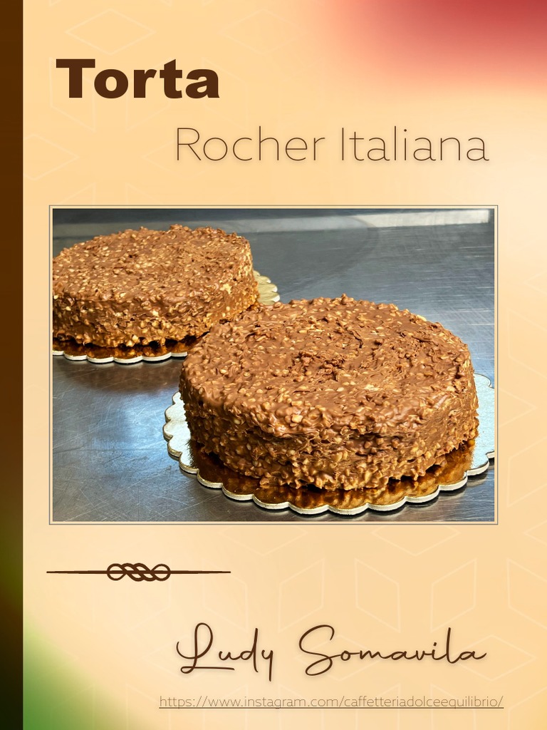 Receita de Torta Rocher Italiana | PDF