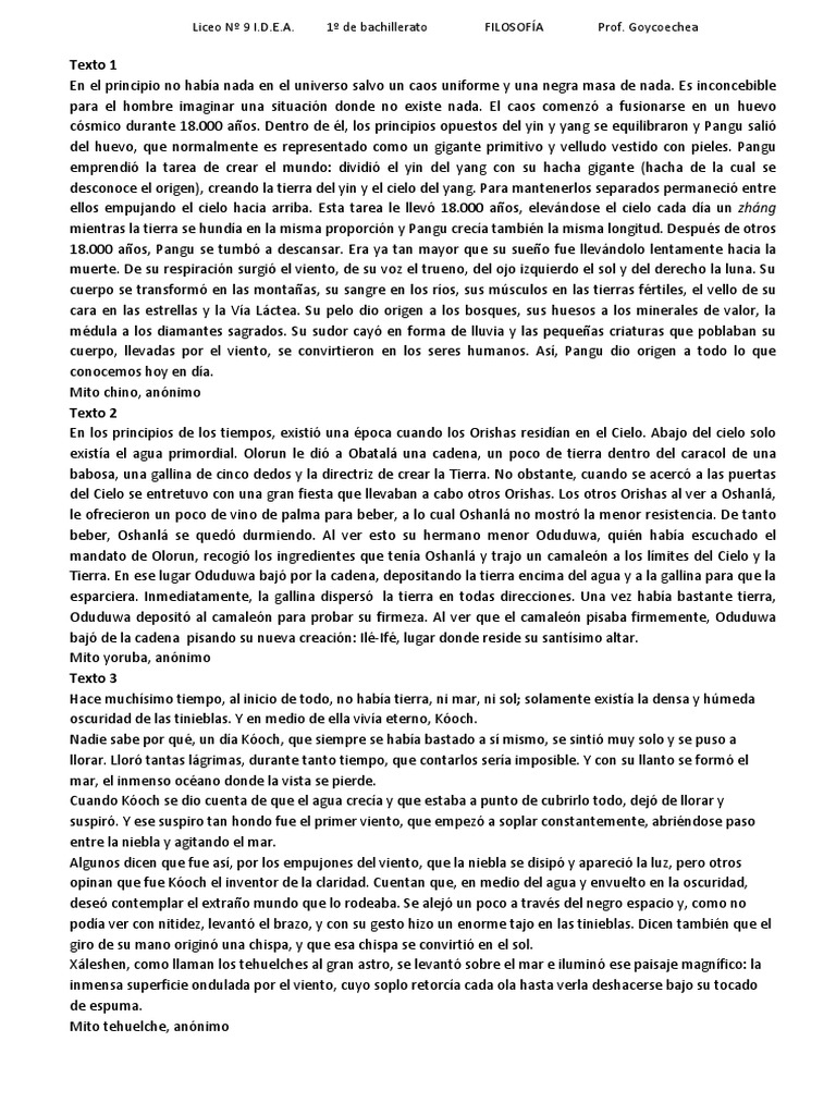 Repartido 4 - Tres Mitos Tres Culturas | PDF