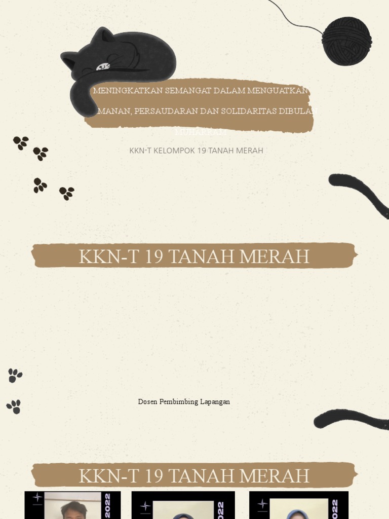 Template PPT Laporan KKN-Tematik | PDF