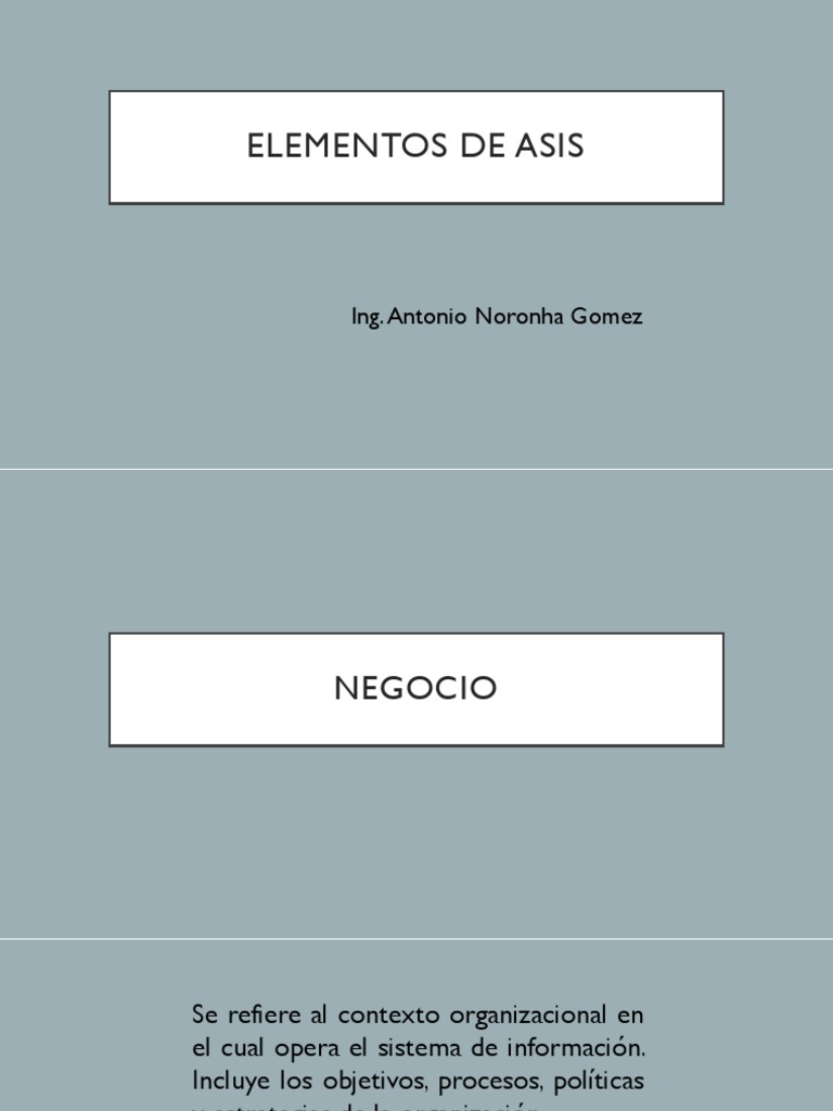 Sem 3 - Elementos de Asis | PDF | Software de la aplicacion | Software