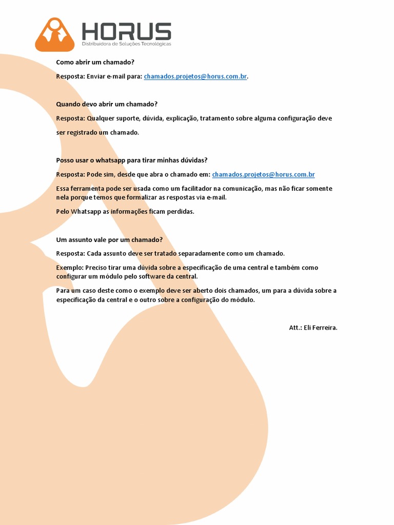 Como Abrir Um Chamado | PDF