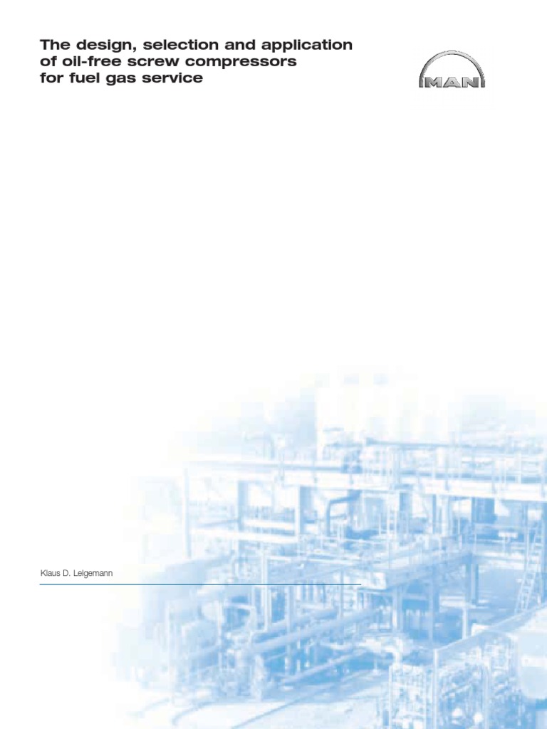 Man Turbo Oil Free Paper | PDF | Gas Compressor | Natural Gas
