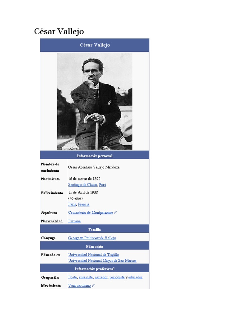 César Vallejo | PDF