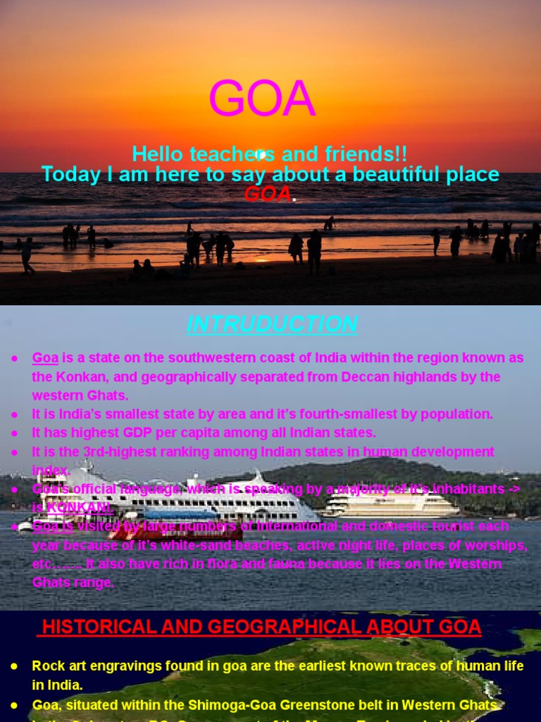 Overview of Goa: History and Climate | PDF | Asia | South Asia