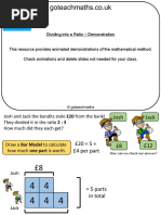 Money Distribution Ratio Problems | PDF