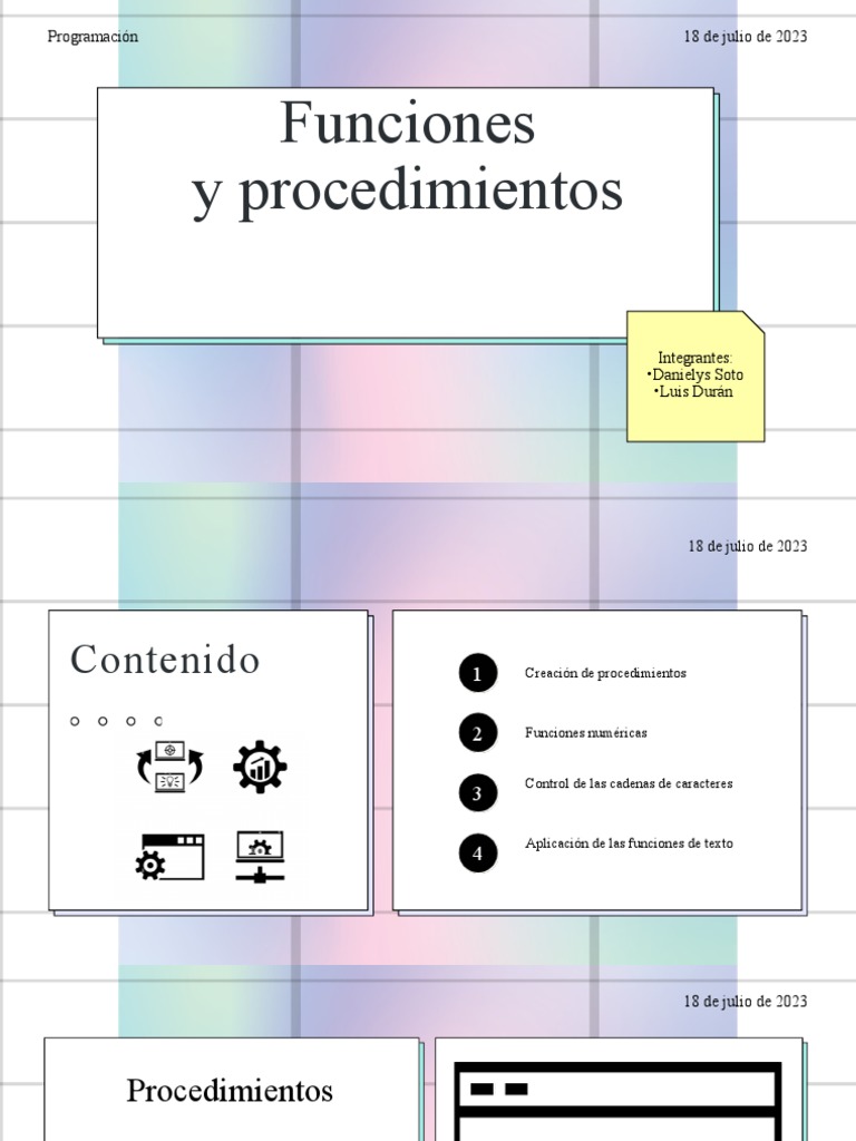 Funciones y Procedimientos en La Programación Java | PDF | Java ...