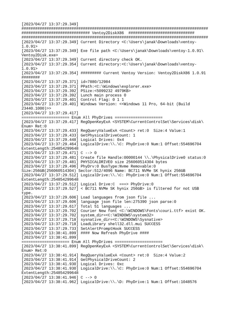 Log | PDF | Computer Architecture | Personal Computers