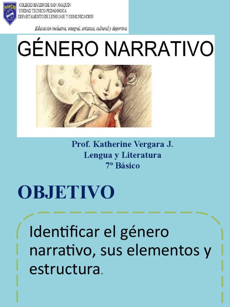 Género Narrativos - Semana 13 Marzo | PDF | Narración