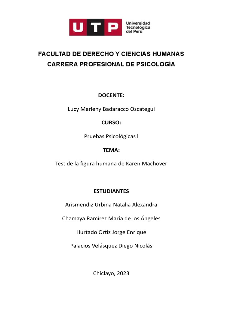 Ta2 Pruebas Psicológicas | PDF | Cara | Hombre Ta2 Pruebas Psicológicas | PDF | Cara | Hombre