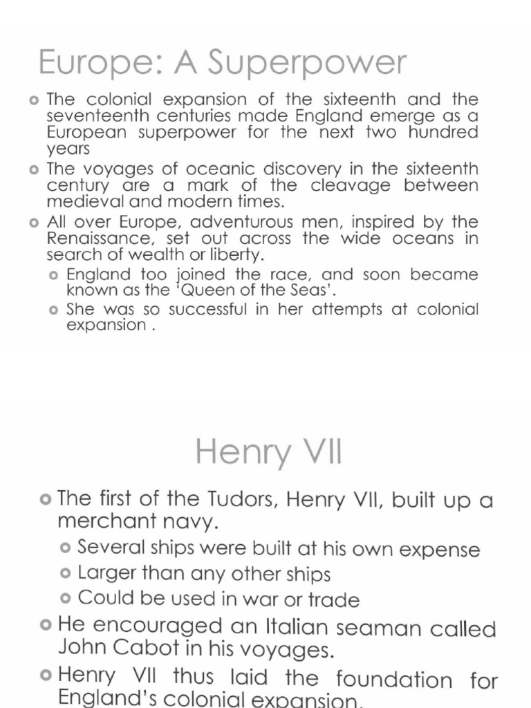 Colonial Expansion | PDF