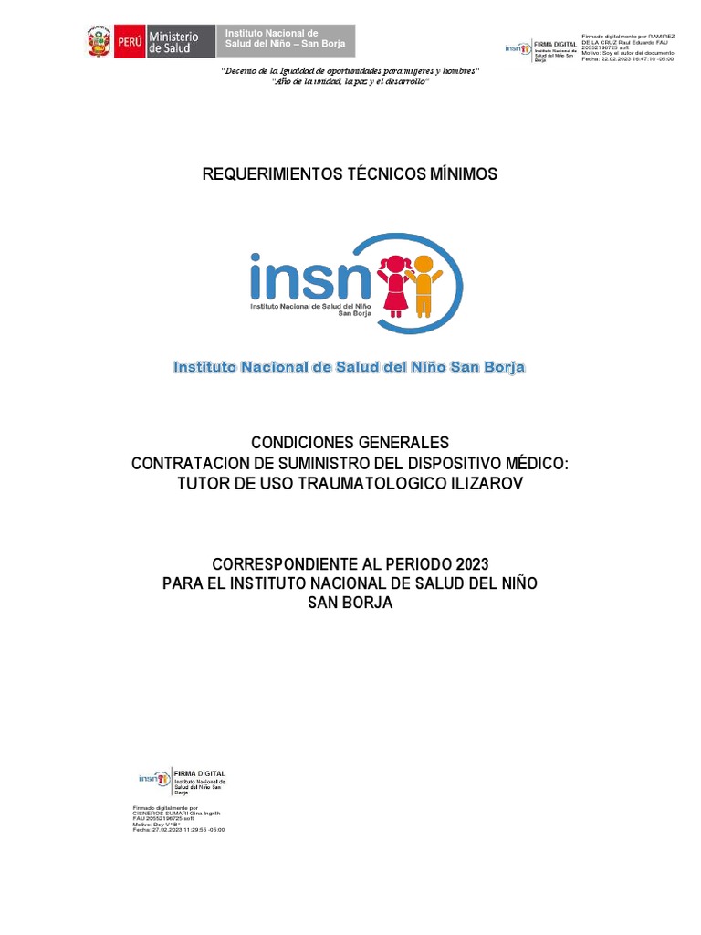 RTM - Tutor Ilizarov - V2 - 27.02.2023 | PDF | Dispositivo médico