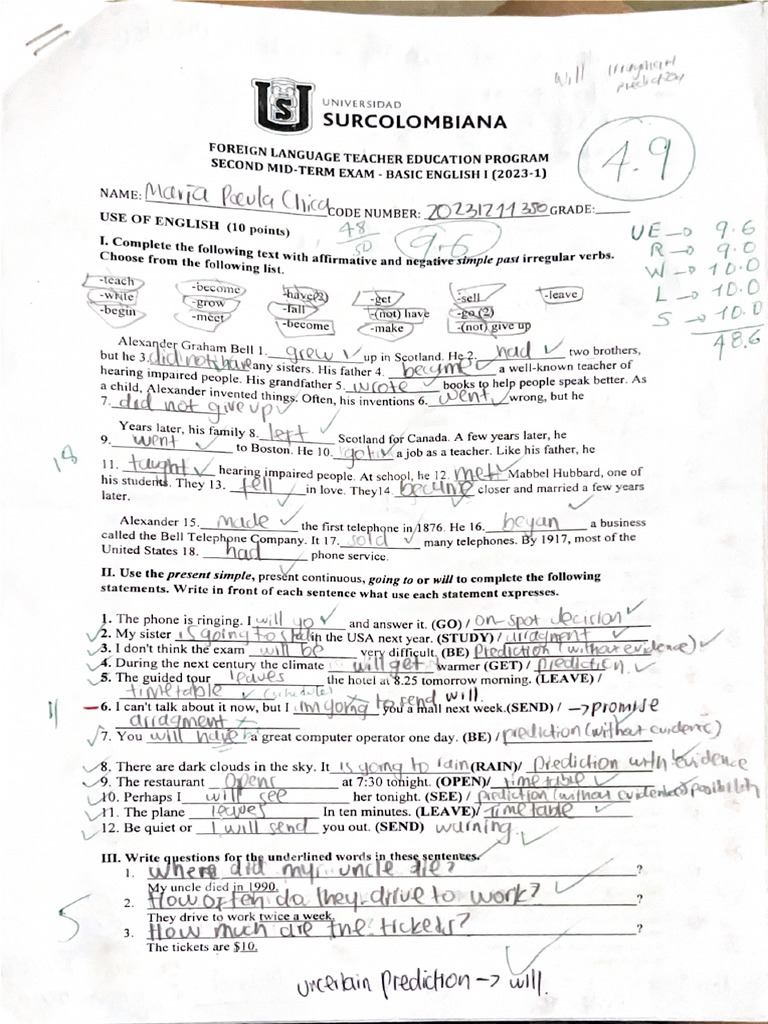 Second Mid-Term Exam | PDF Second Mid-Term Exam | PDF