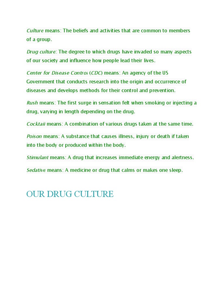 The Truth About Drugs | PDF | Cannabis (Drug) | Methamphetamine